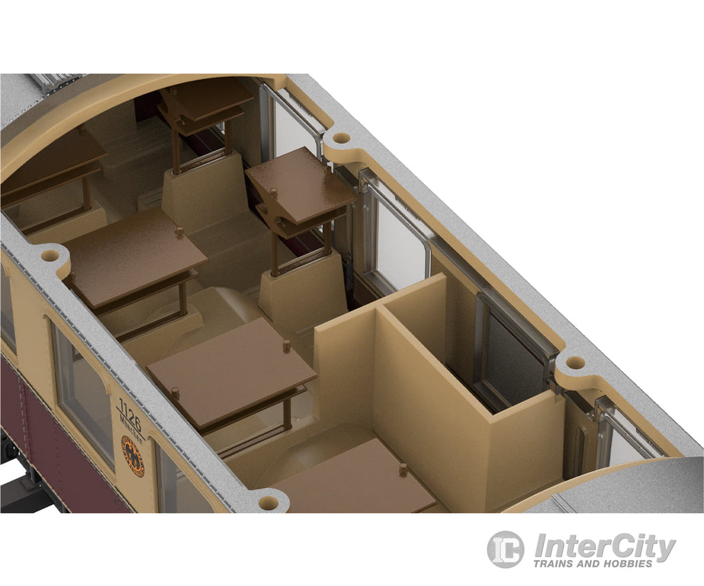 Marklin 39852 HO DRG Class elT Rail Car 1126 with class elS control ca