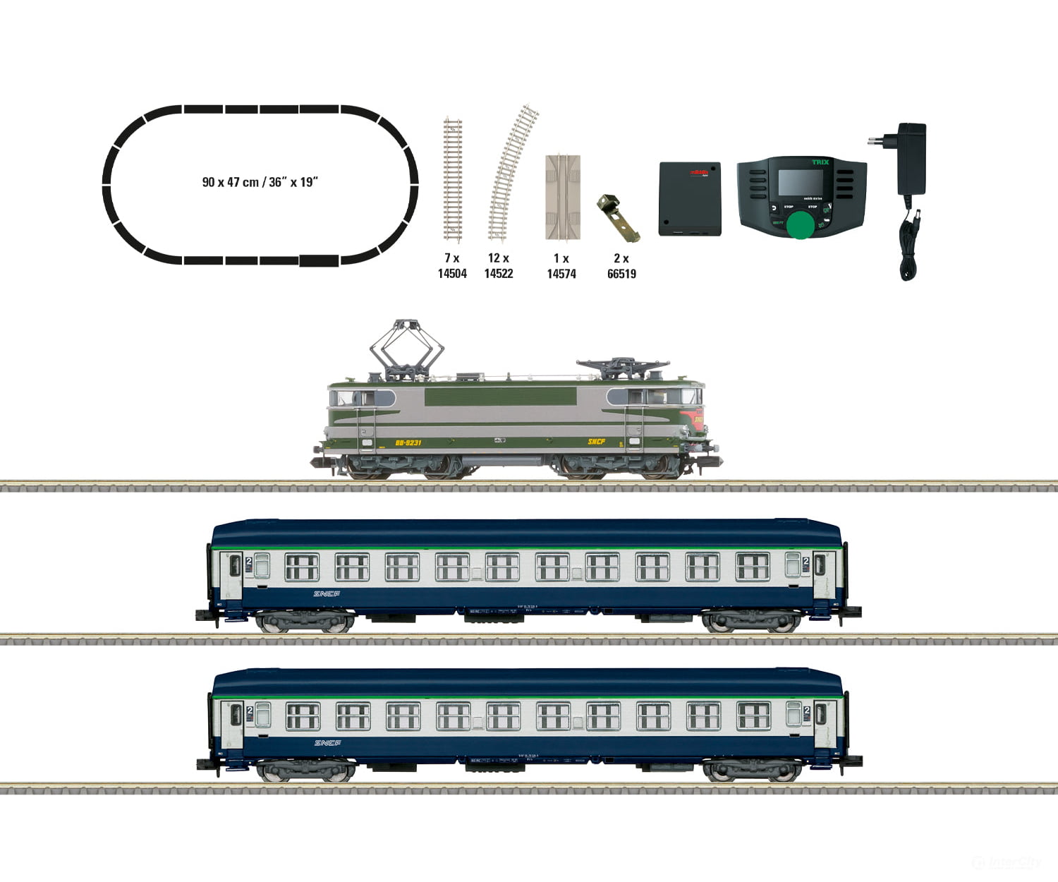 Trix 11168 N SNCF "Express Train" Digital Starter Set MFX DCC/Sound